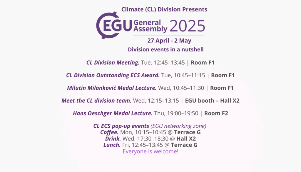 Climate: Past, Present & Future | Final guide to get ready for EGU25 ...