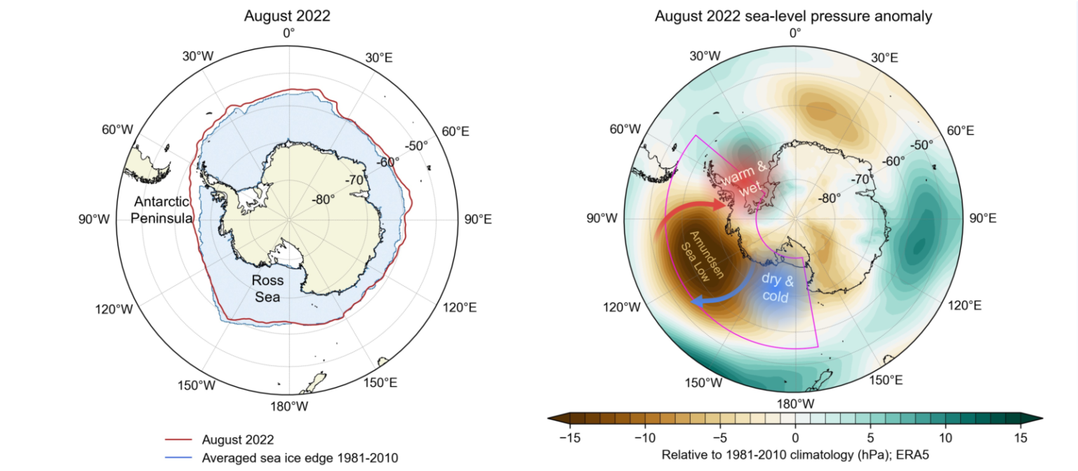 Cryospheric Sciences | Winds and Antarctic sea-ice cover: what is the role of human activities?