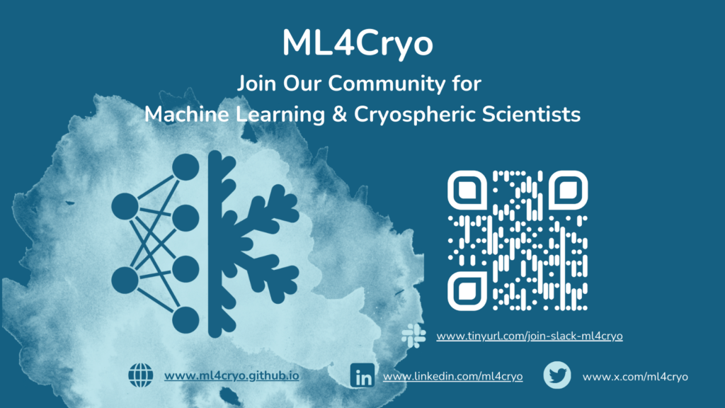 Cryospheric Sciences | Did you know? Machine learning can help us ...