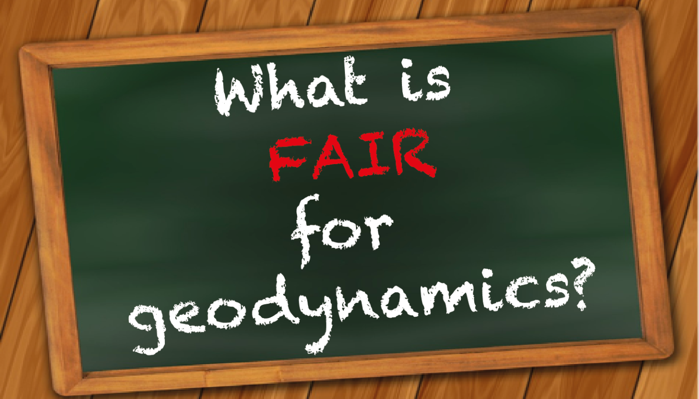 Geodynamics | What is FAIR for Geodynamics?