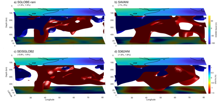 Geodynamics | The Indian Ocean Geoid Low at a plume-slab overpass