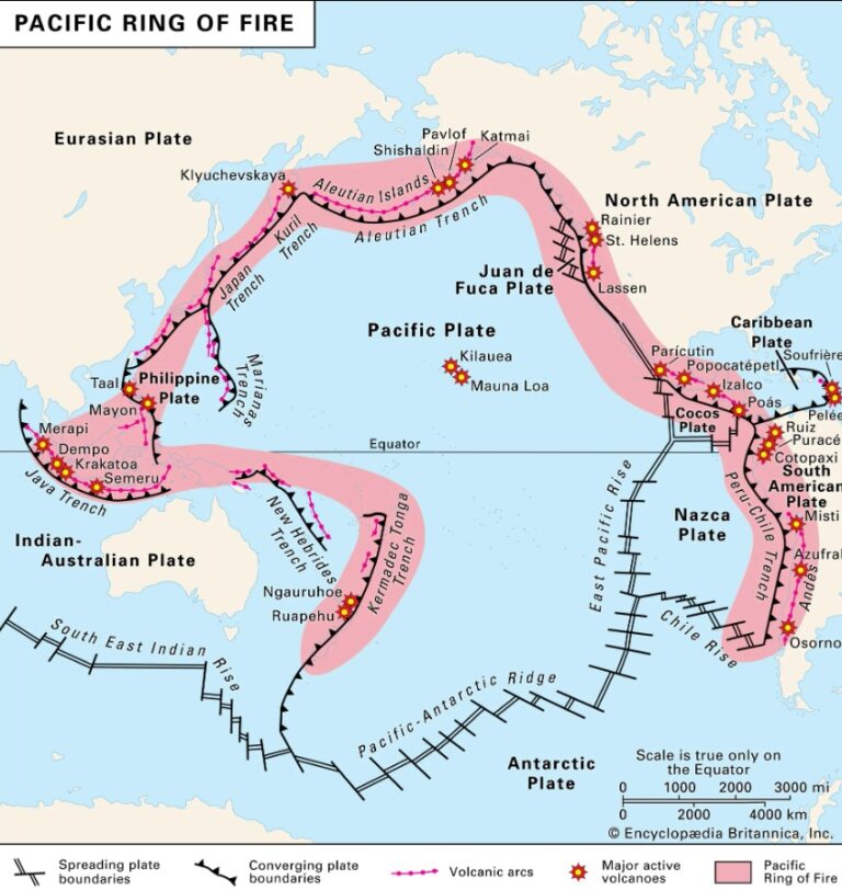 Geodynamics | pacific ring of fire new edited