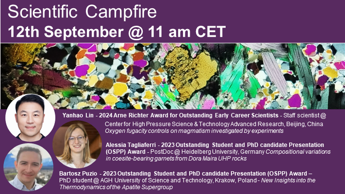 Geochemistry, Mineralogy, Petrology & Volcanology | GMPV ECS Campfires ...