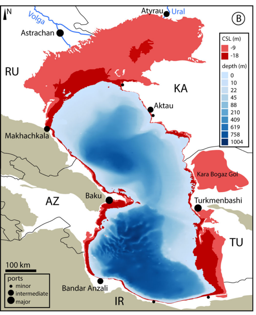 Hydrological Sciences | Is the Caspian Sea Going to Experience Aral Sea ...