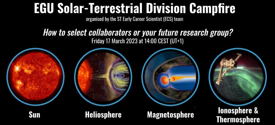 Solar-Terrestrial Sciences | ST-ECS Networking Campfire: How to select ...