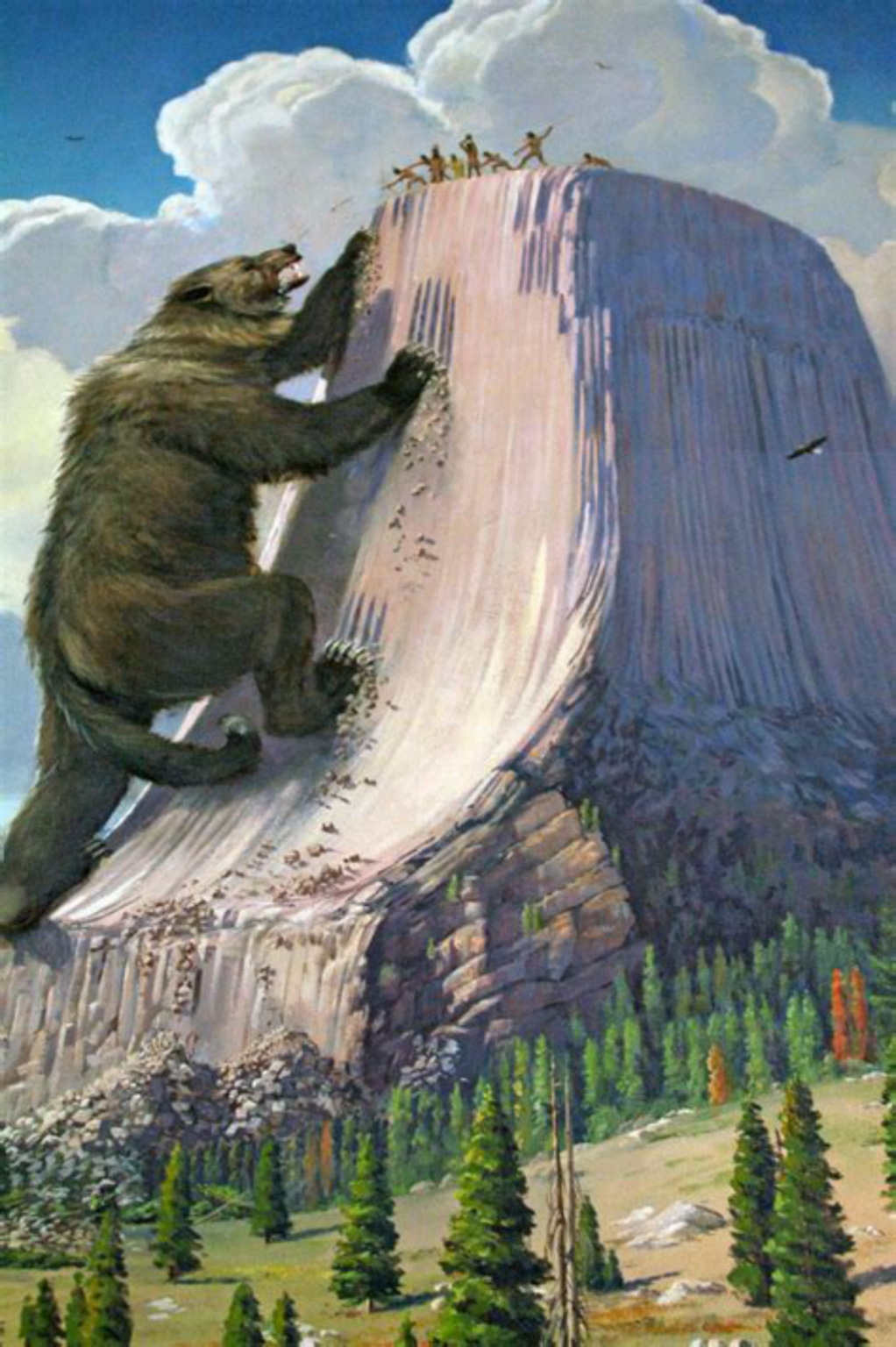 Tectonics and Structural Geology | Geomythology. Devils tower: born ...