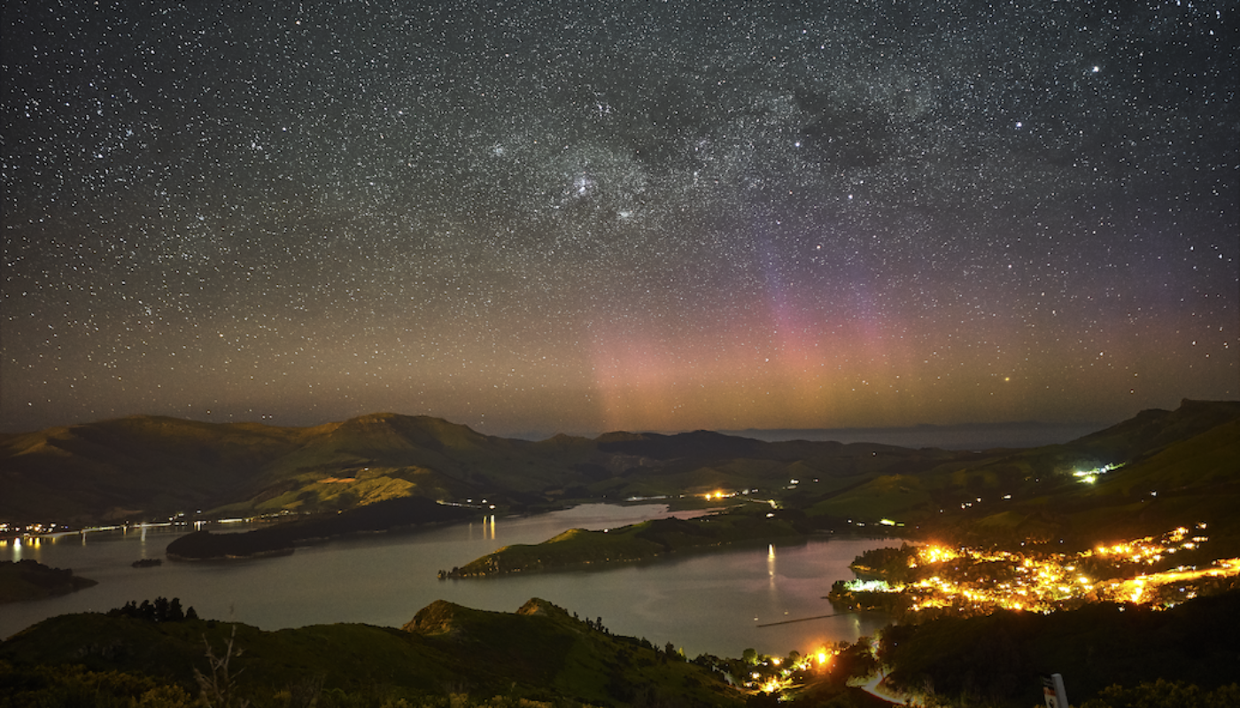 GeoLog | Imaggeo On Monday: Aurora Australis with Southern Cross and ...