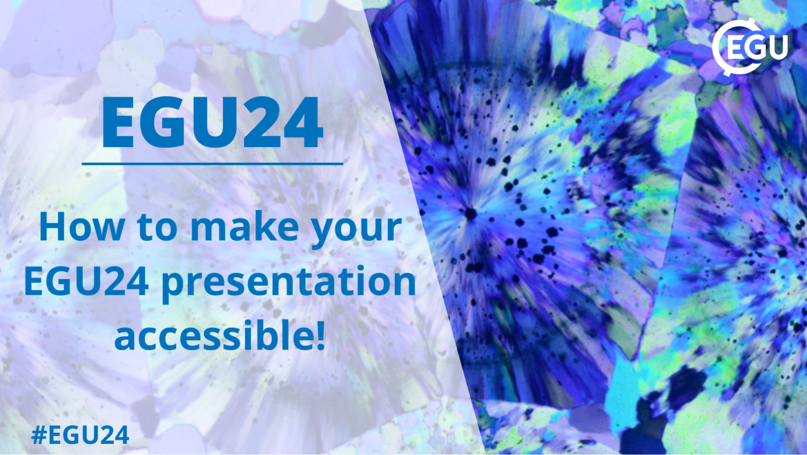 GeoLog | How to make your EGU24 presentation accessible!