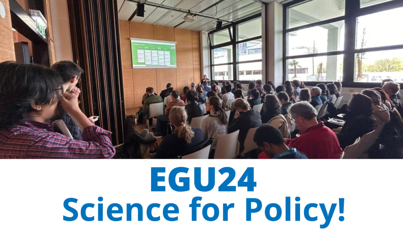 GeoLog | GeoPolicy: Dive into science for policy at EGU24