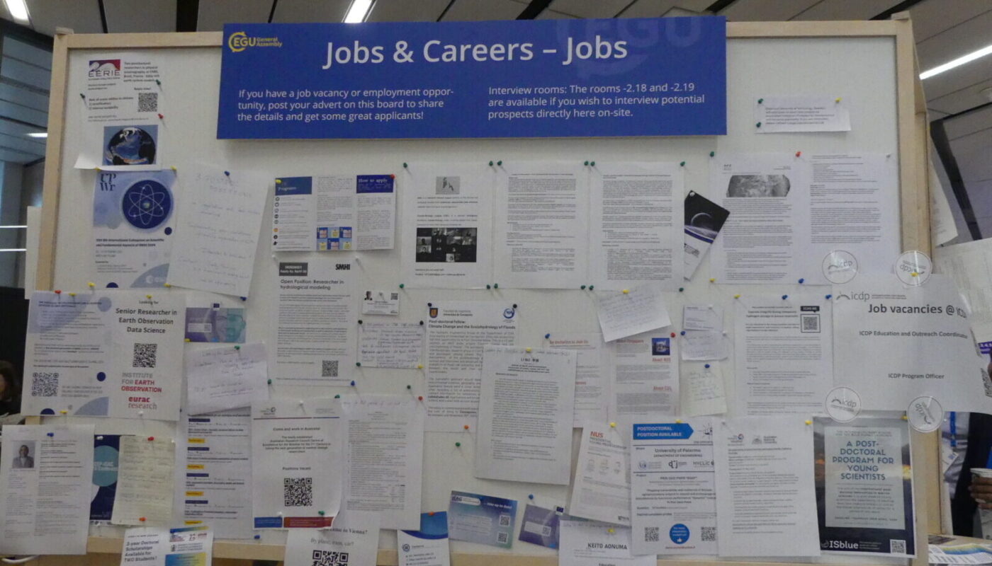 GeoLog | Let’s get to work: Jobs and Careers opportunities at EGU25