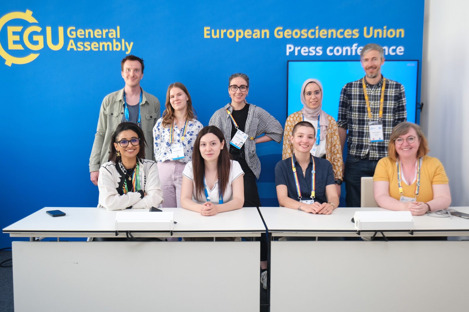 GeoLog | Behind the scenes: the EGU25 Press Centre