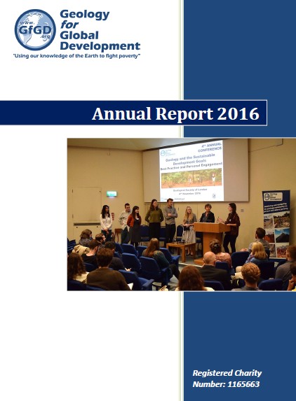 Geology for Global Development | GfGD Annual Report 2016